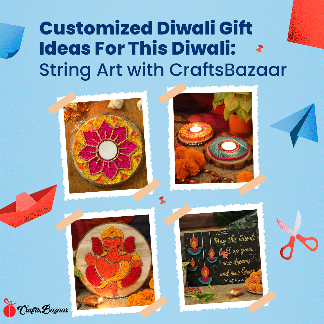 Customized Diwali Gift Ideas For This Diwali: String Art with CraftsBa ...