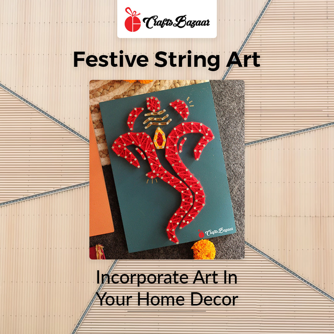 Festive String Art: Incorporate Art In Your Home Décor – Craftsbazaar