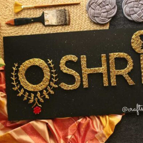 Customise Brand & Logo with String Art - Craftsbazaar