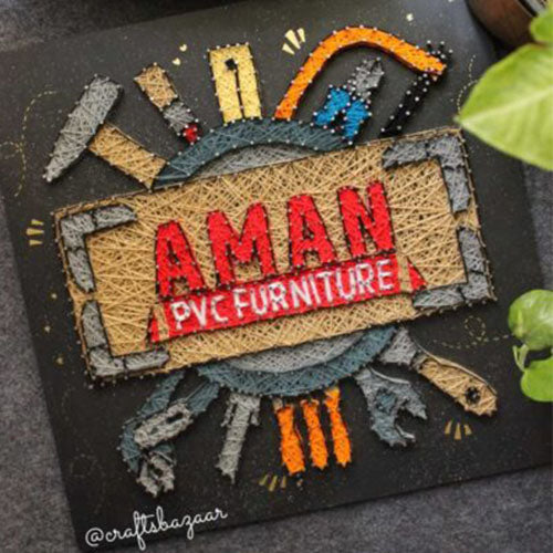 Customise Brand & Logo with String Art - Craftsbazaar