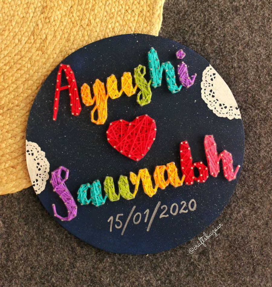 Personalized Name String Art Designs & Patterns – Craftsbazaar