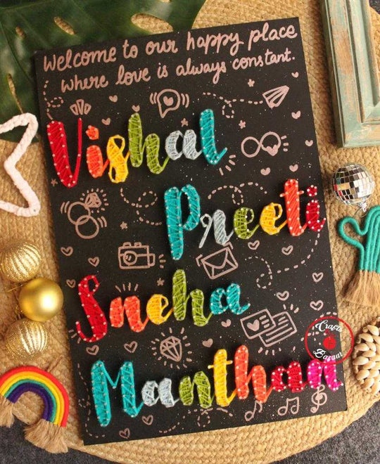 Personalized Name String Art Designs & Patterns – Craftsbazaar