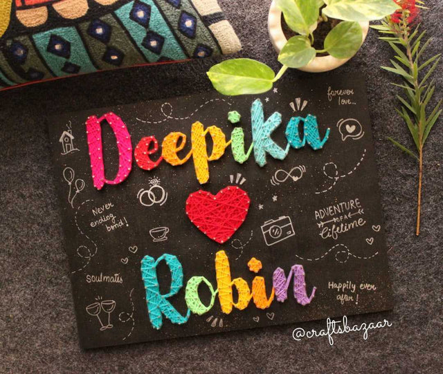Personalized Name String Art Designs & Patterns – Craftsbazaar