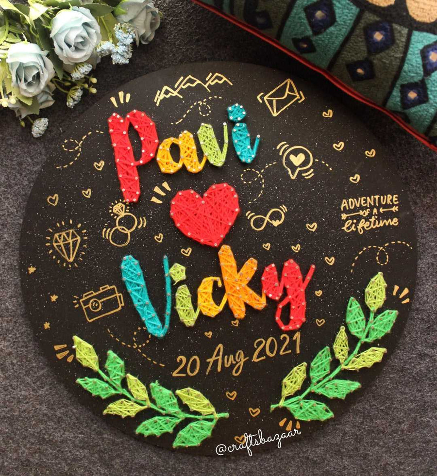 Personalized Name String Art Designs & Patterns – Craftsbazaar