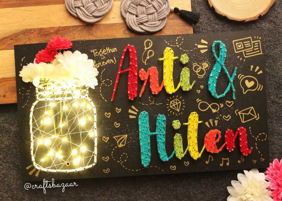 Personalized Name String Art Designs & Patterns – Craftsbazaar