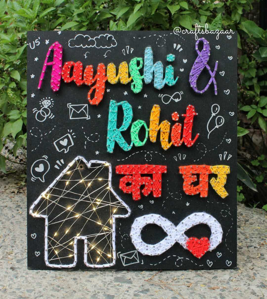 Personalized Name String Art Designs & Patterns – Craftsbazaar