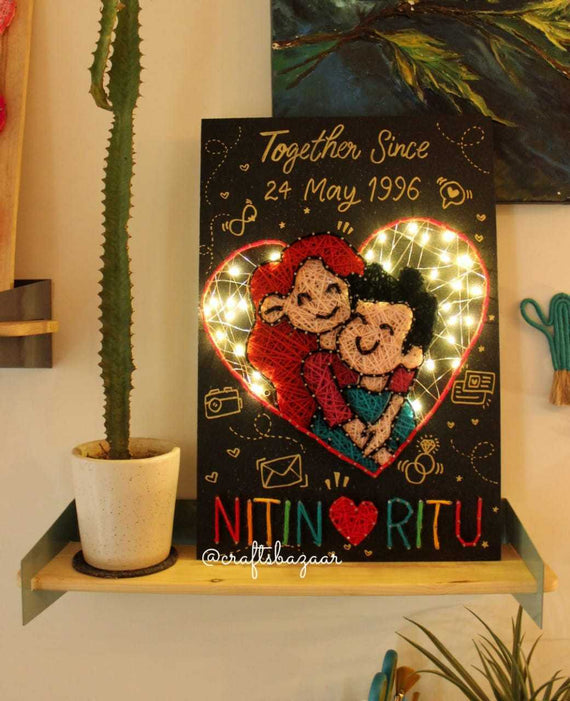 Family String Art - Creative and Fun Craft for Families – Craftsbazaar