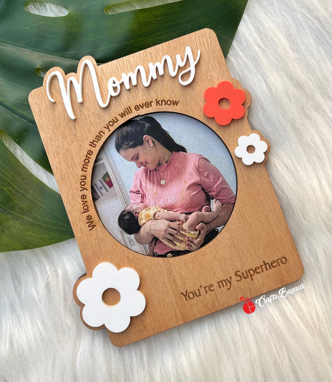 Superhero Mom-Cute photo Frame – Craftsbazaar