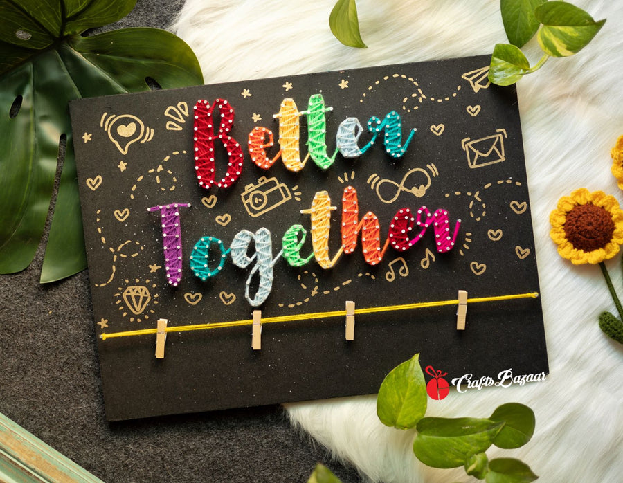 Family String Art - Creative and Fun Craft for Families – Craftsbazaar