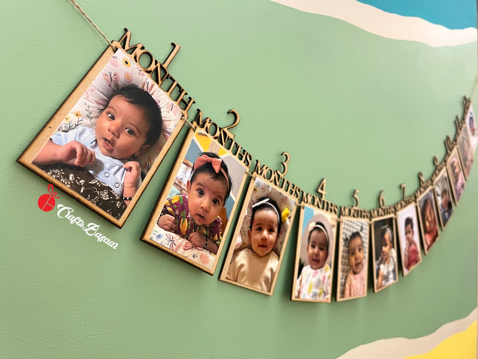 My First Birthday- Memory Hanger – Craftsbazaar